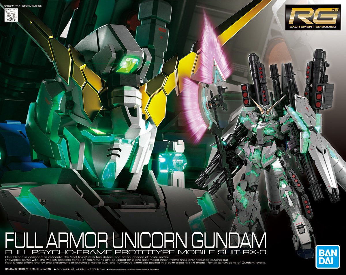 RG RX-0 Full Armor Unicorn Gundam | Gunpla Wiki | Fandom RG RX-0 Full Armor Unicorn Gundam | Gunpla Wiki | Fandom