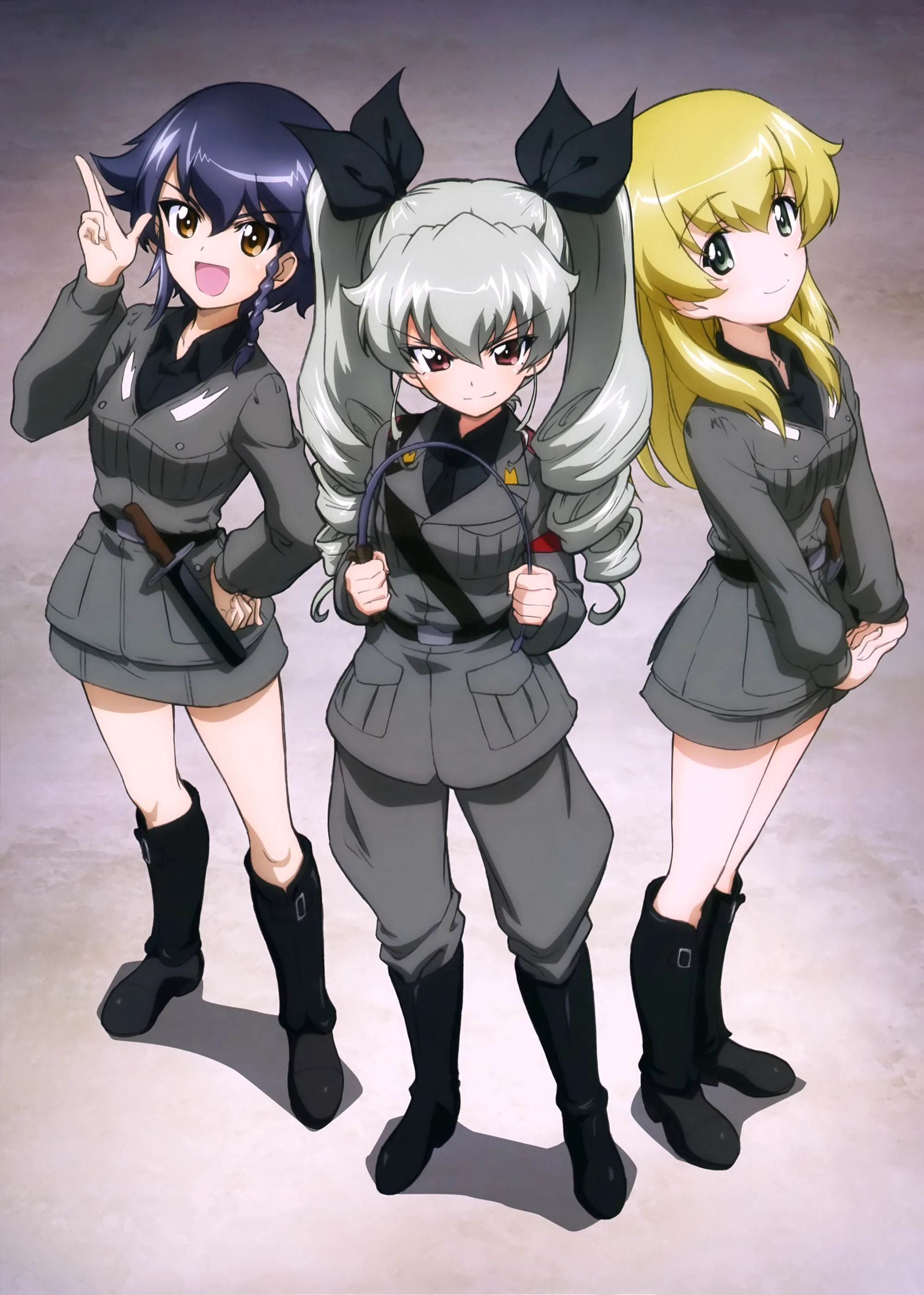 Image - Anchovy, Carpaccio, And Pepperoni.jpg | Girls und Panzer Wiki | FANDOM powered by Wikia