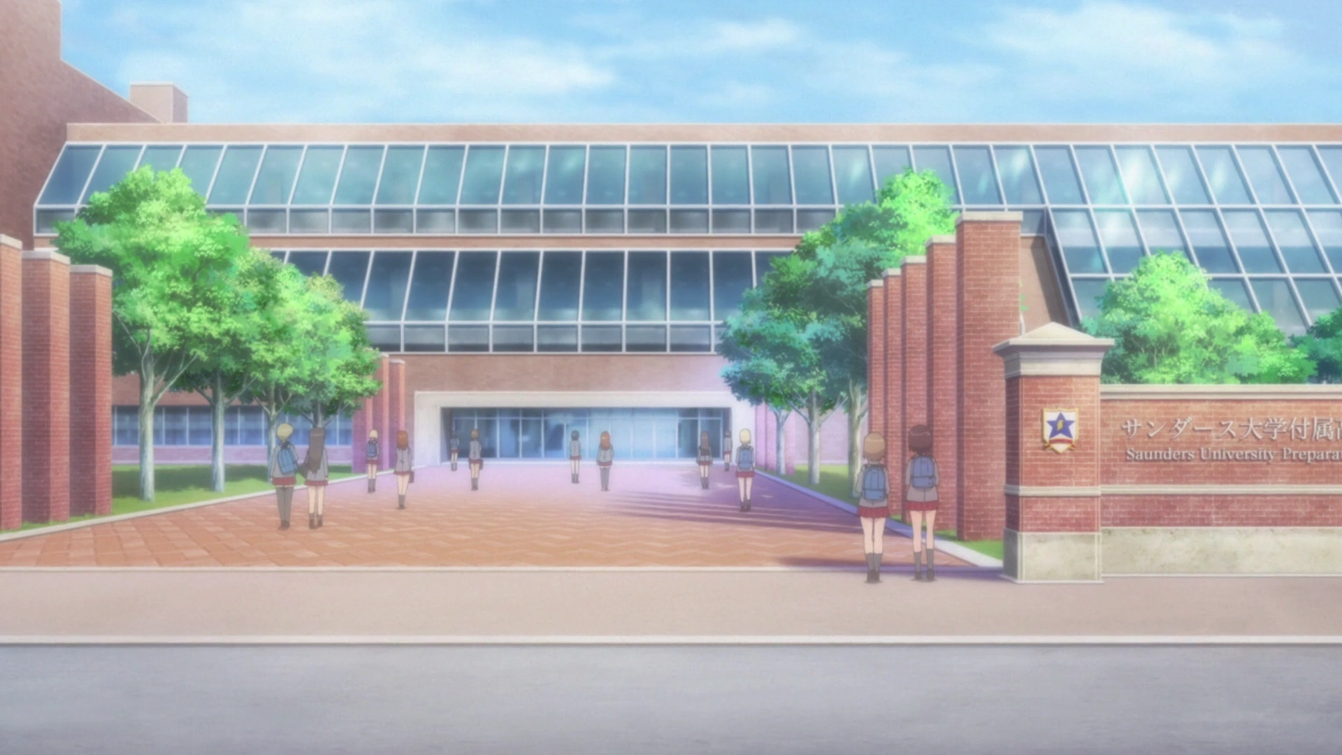 Image - Saunders School Entrance.png | Girls und Panzer Wiki | FANDOM ...