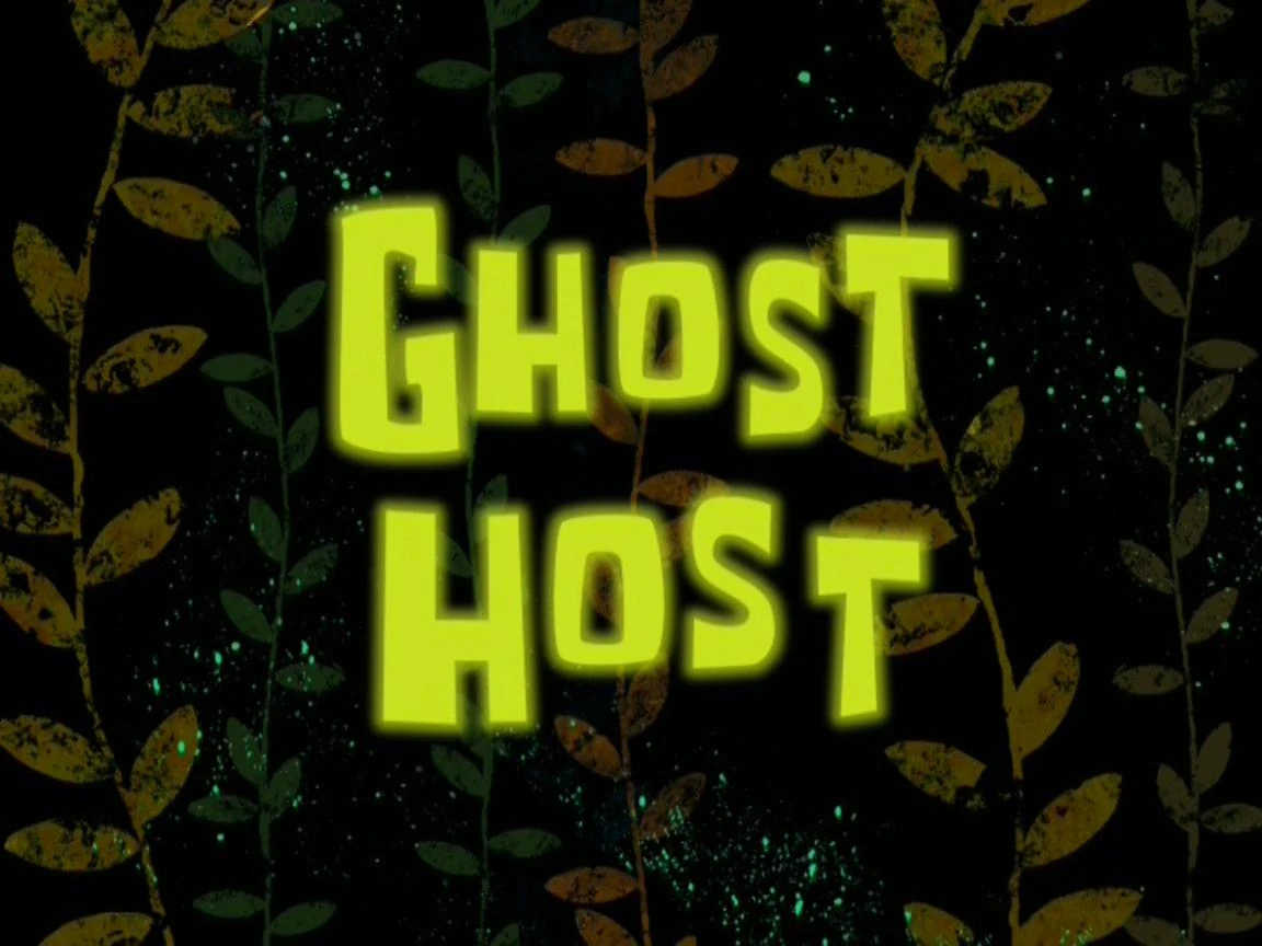 SpongeBob SquarePants: Ghost Host | Halloween Wiki | Fandom