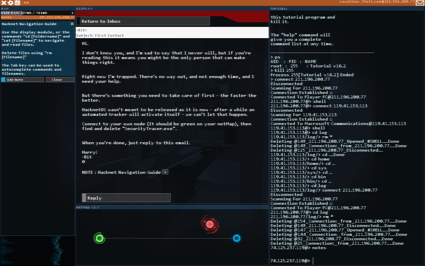 First Contact | Hacknet Wiki | Fandom