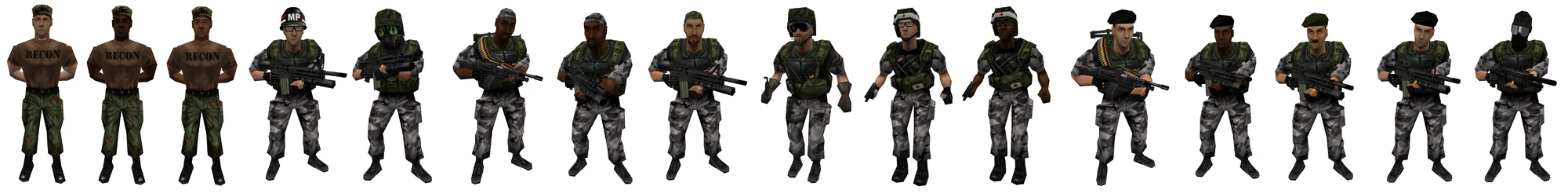 Image - HECU models.jpg | Half-Life Wiki | FANDOM powered by Wikia