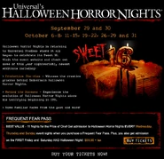 Halloween Horror Nights: Sweet 16 | Halloween Horror Nights Wiki | Fandom