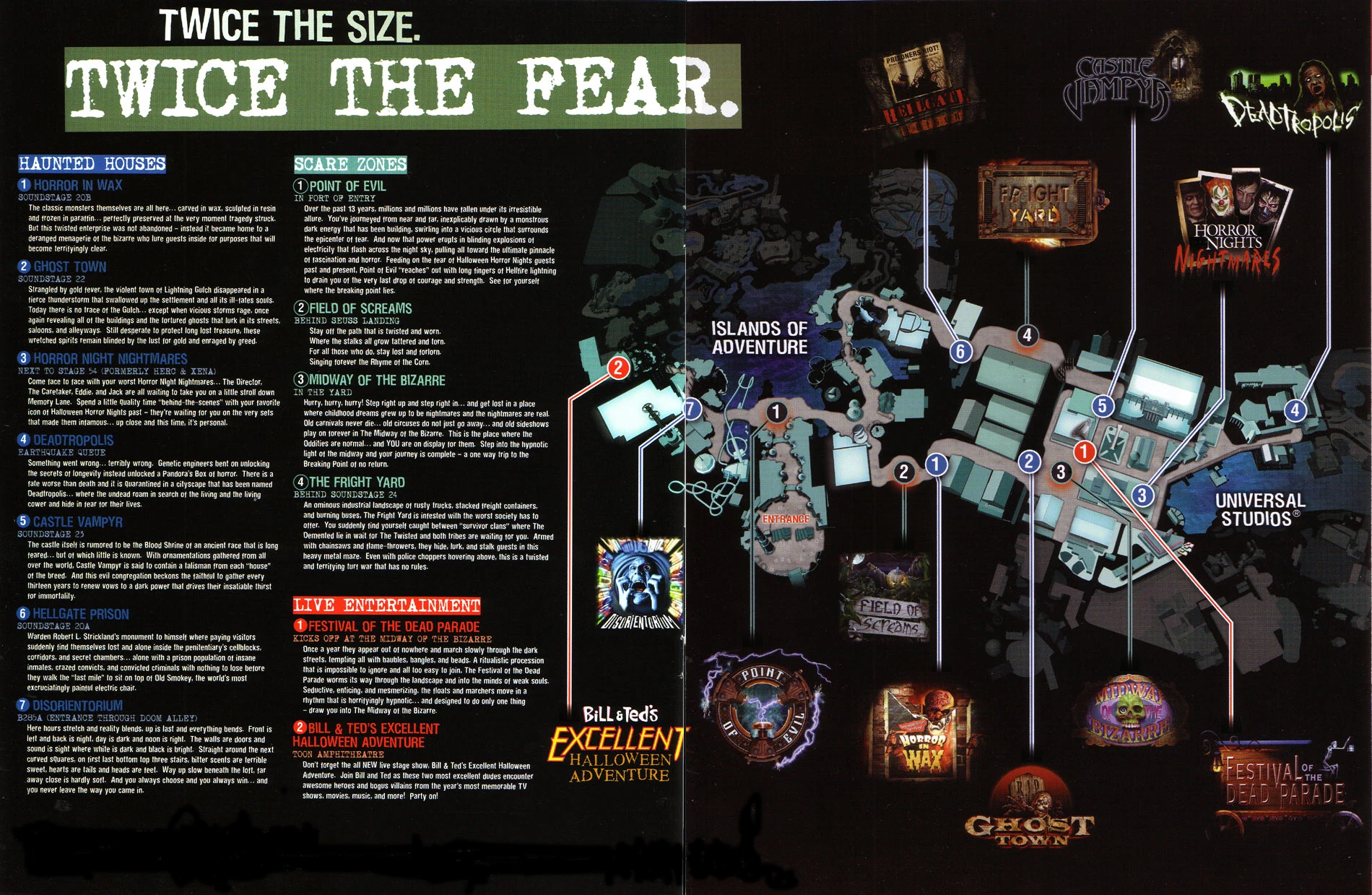 Image - HHN 14 Map.jpg | Halloween Horror Nights Wiki | FANDOM powered ...