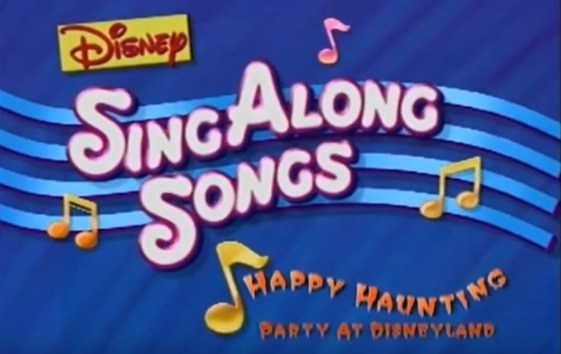 Disney Sing Along Songs Happy Haunting Party At Disneyland