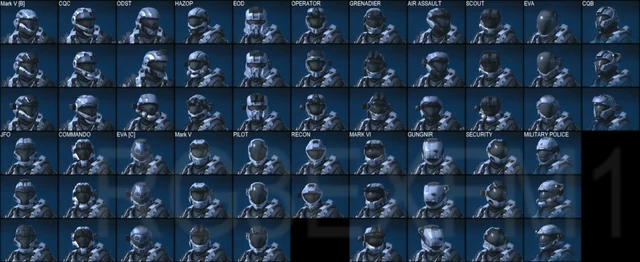 Image - All Known Helmet Variants.jpg | Halo Nation | FANDOM powered by ...