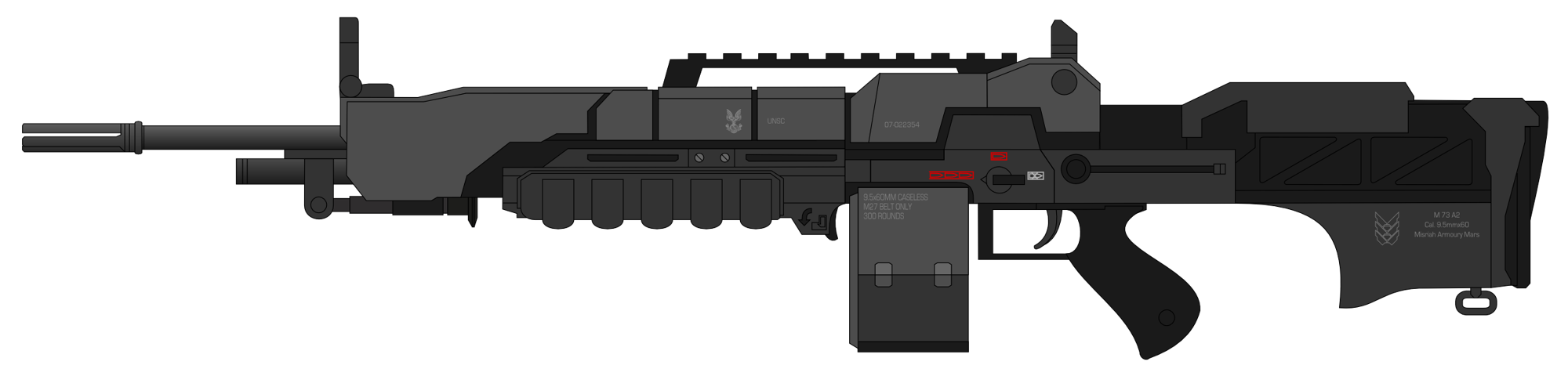M73 machine gun | Halo Fanon | FANDOM powered by Wikia