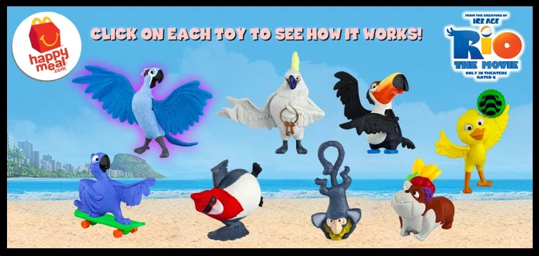 Rio: The Movie (McDonald's, 2011) | Kids Meal Wiki | Fandom
