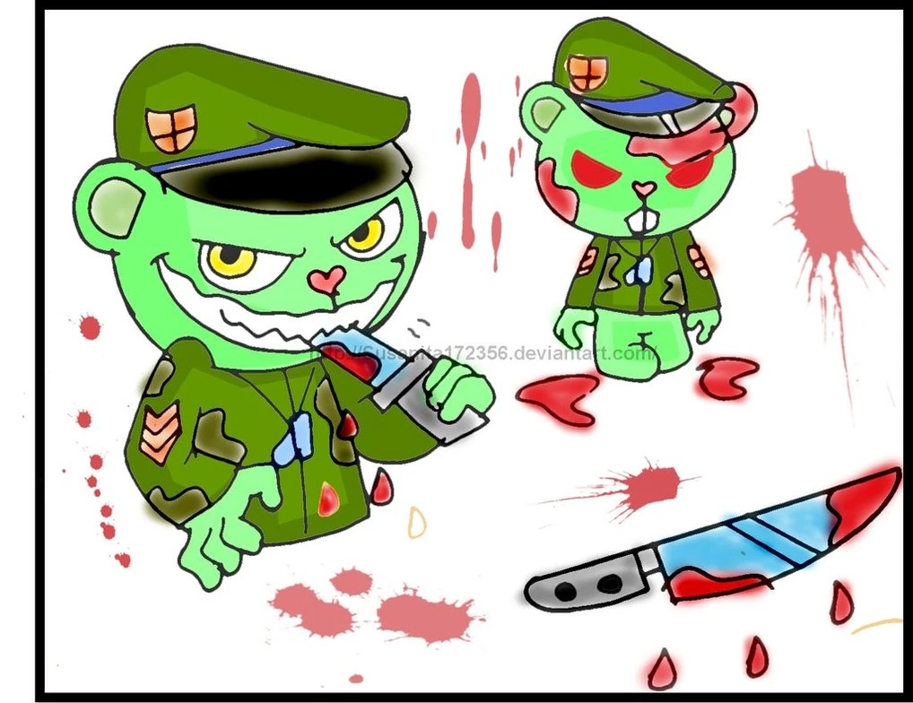 Image - Bloody flippy by susanita172356-d5qrool.jpg | Happy Tree ...