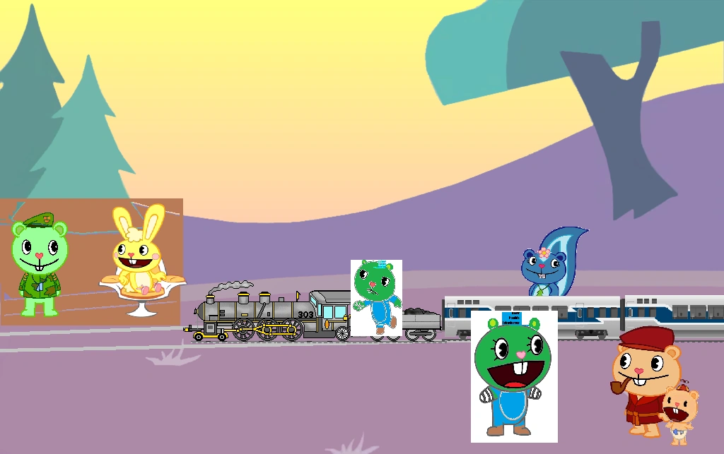 A Lot of Train Fun | Happy Tree Friends Fanon Wiki | Fandom