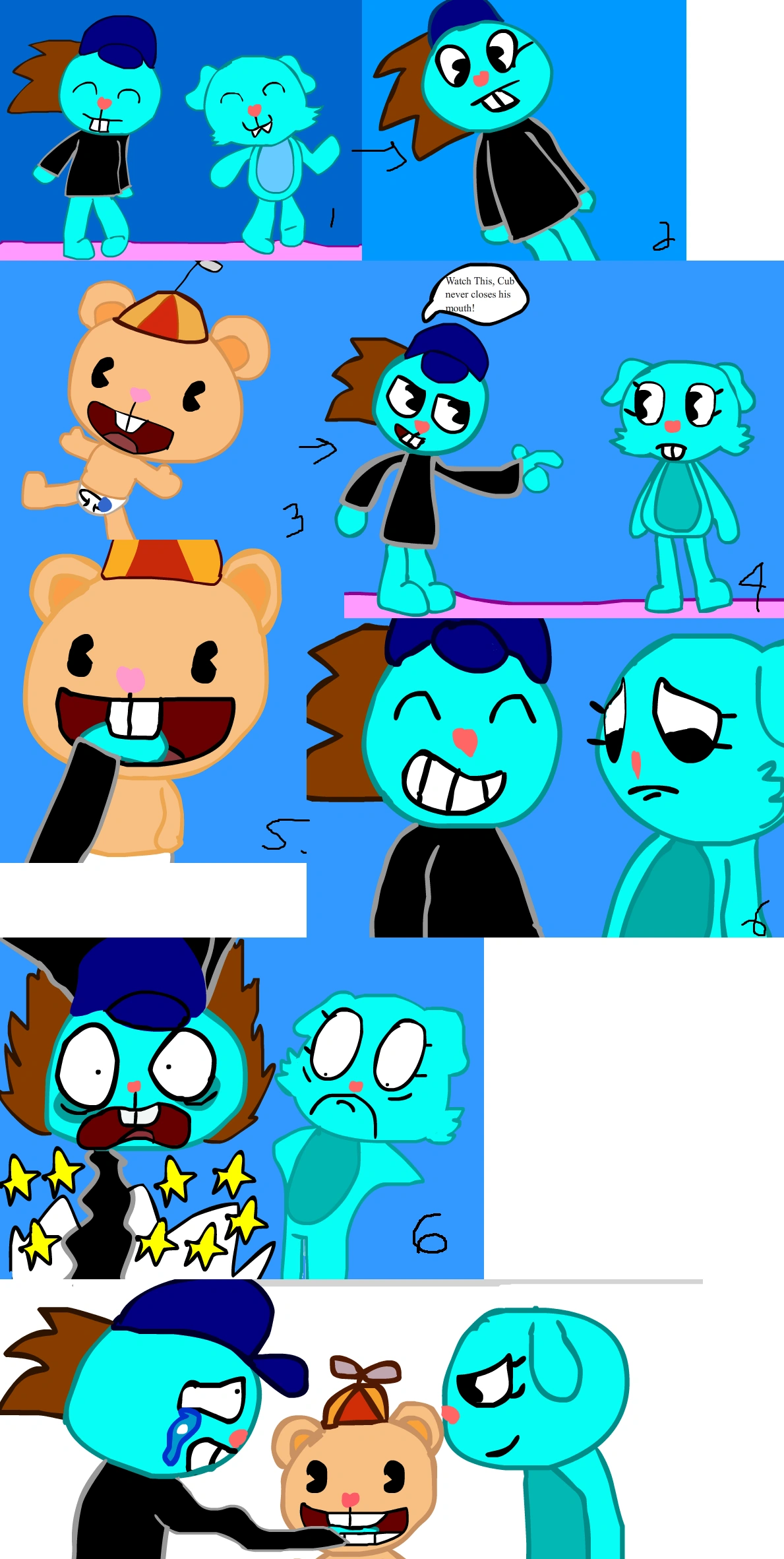 Happy Tree Days - Cub's Mouth | Happy Tree Friends Fanon Wiki | FANDOM ...