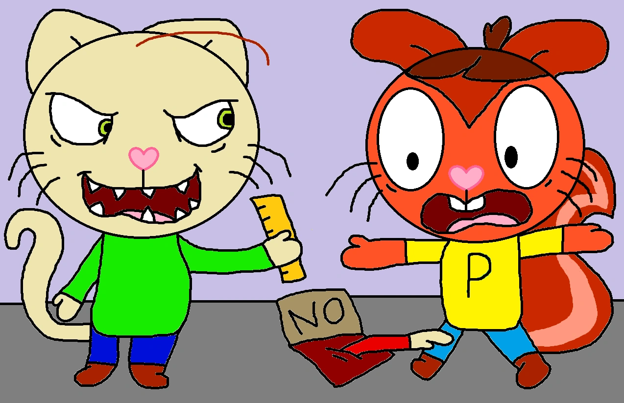 Watch Out for Baldi, Player! | Happy Tree Friends Fanon Wiki | Fandom