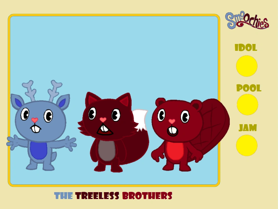 The Treeless Brothers' Triple Smoochie | Happy Tree Friends Fanon Wiki ...