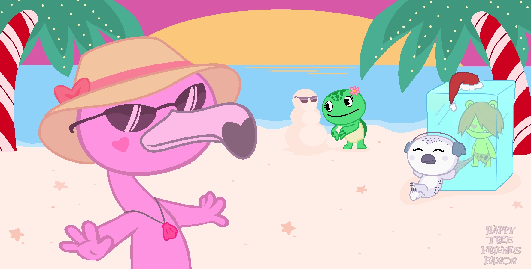 Snowy and Sandy | Happy Tree Friends Fanon Wiki | Fandom