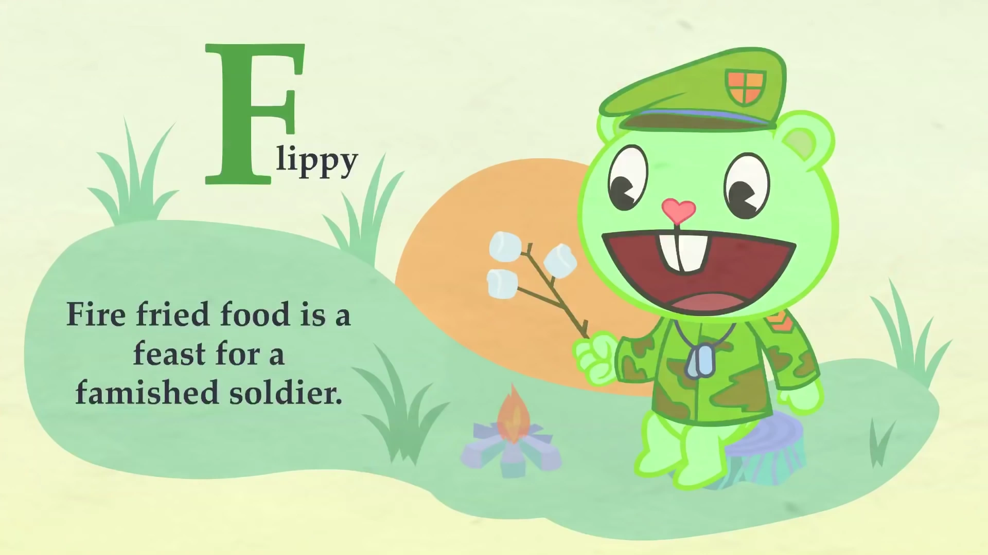 Image - Flippy's Season 3 and 4 Intro.png | Happy Tree Friends Wiki ...