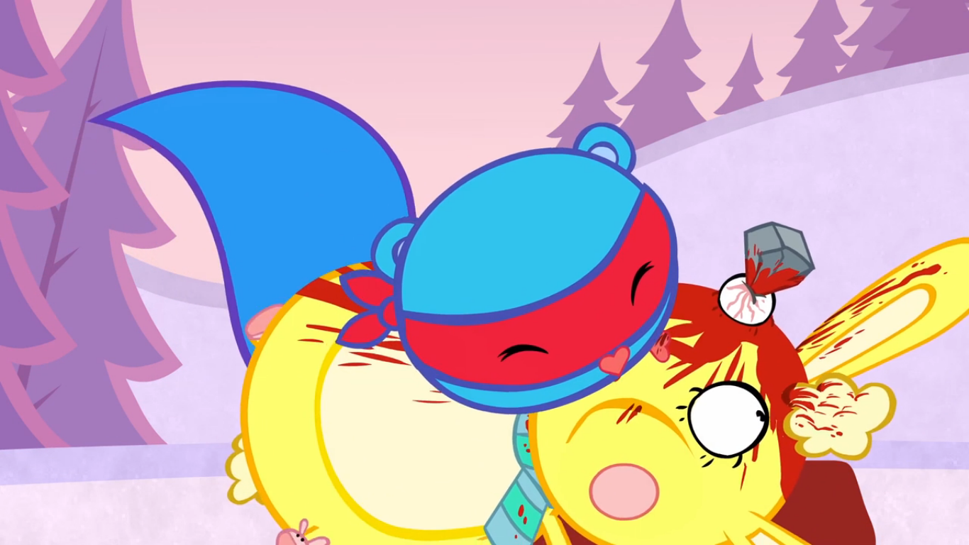 Image Stv1e12 Cuddles Inflatedpng Happy Tree Friends Wiki Fandom Powered By Wikia