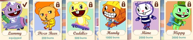 Imagen - Personajes Run and Bun.png | Happy Tree Friends Wiki | FANDOM ...