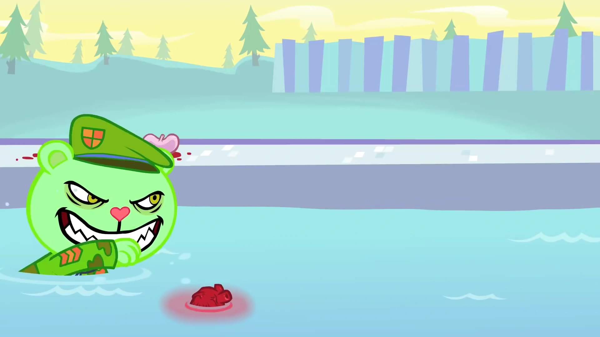 Image - S3E24 Fliqpy Swimming.png | Happy Tree Friends Wiki | FANDOM ...