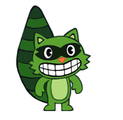 User blog:Hyenagirl15/Lifty and shifty the green raccoons | Happy Tree ...