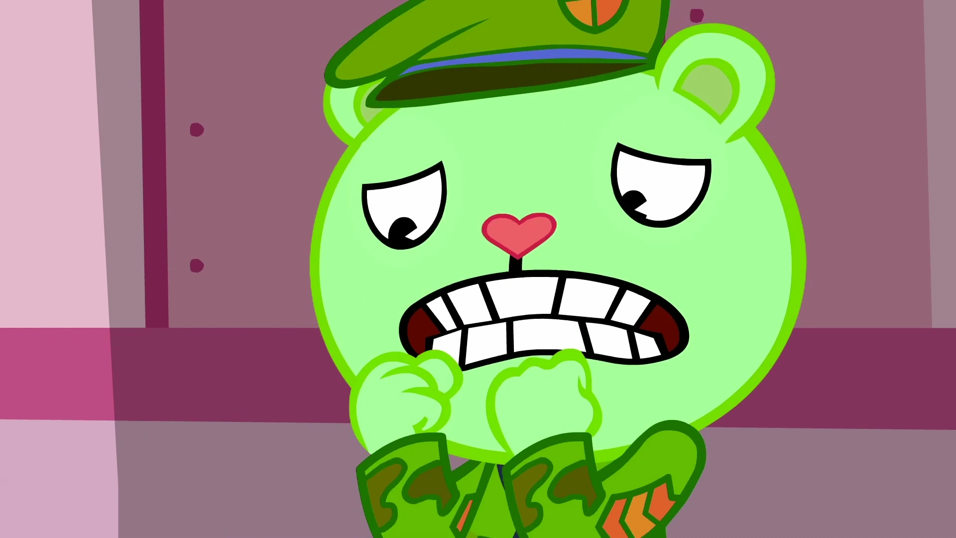 Image - STV1E13.3 Flippy scared.png | Happy Tree Friends Wiki | FANDOM ...