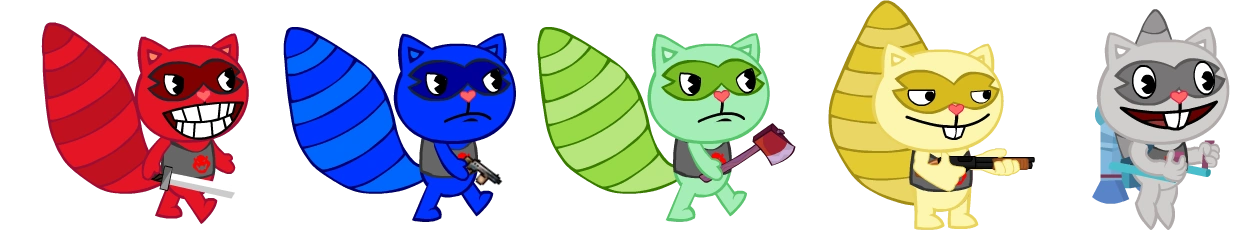 Raccoon Soldier | Happy Tree Friends Adventures Wiki | Fandom