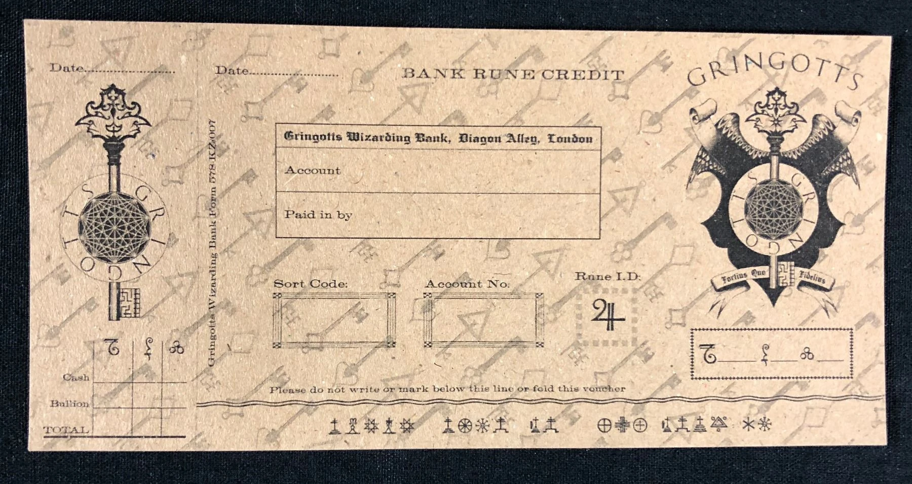 Gringotts Bank Note | Harry Potter Wiki | Fandom