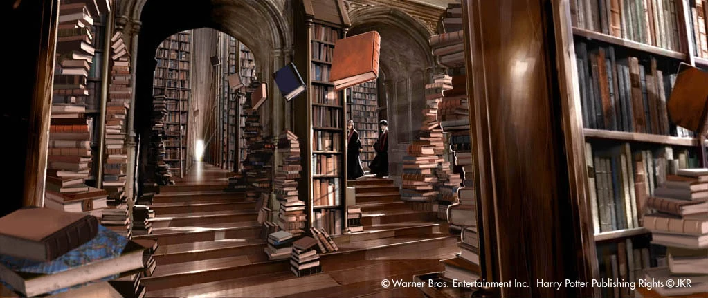 Image - Concept Artwork Hogwarts Library.jpg | Harry Potter Wiki ...