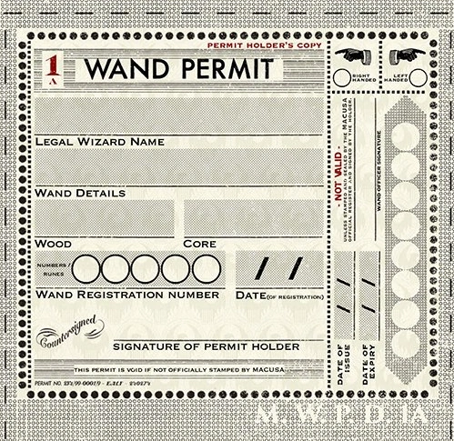 Wand permit | Harry Potter Wiki | FANDOM powered by Wikia