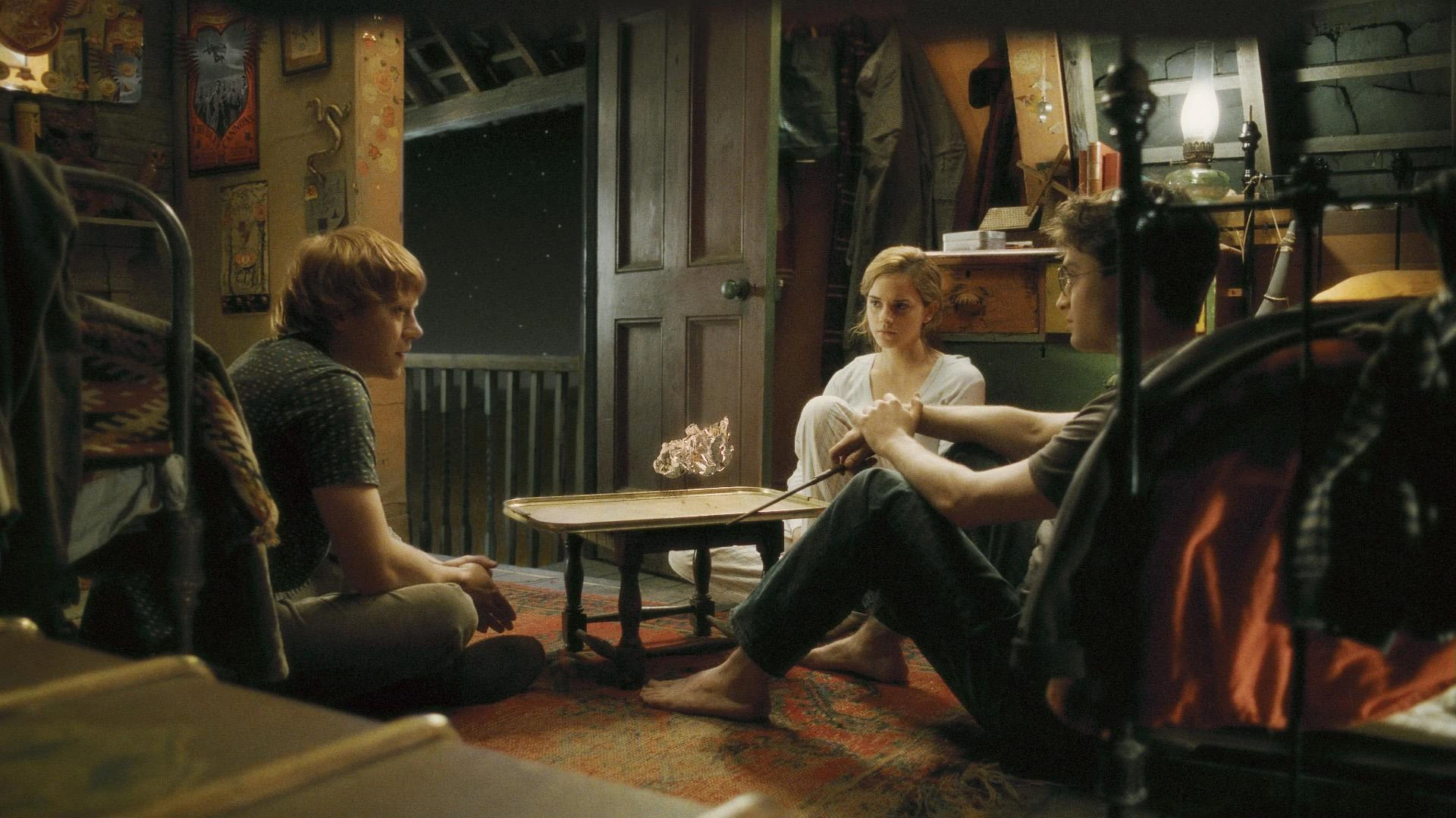 Image - The Trio inside the Burrow.JPG | Harry Potter Wiki | FANDOM ...
