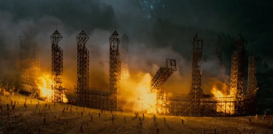 Burning of the Hogwarts Quidditch pitch | Harry Potter Wiki | FANDOM ...