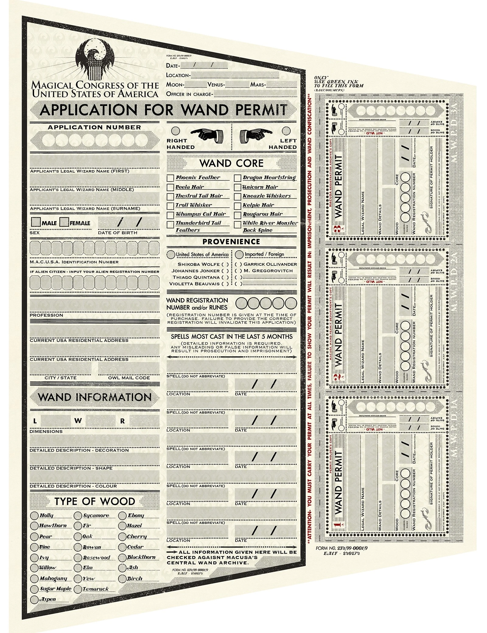 Wand permit | Harry Potter Wiki | FANDOM powered by Wikia
