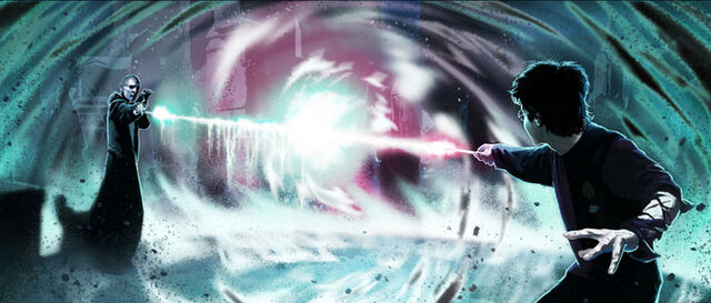 Image Voldemort Harry 1st Duel Concept Artwork For The Hp4 Film Harry Potter Wiki