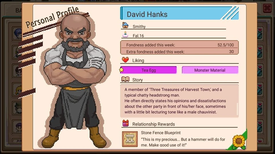 David Hanks | Harvest Town TH community | Fandom