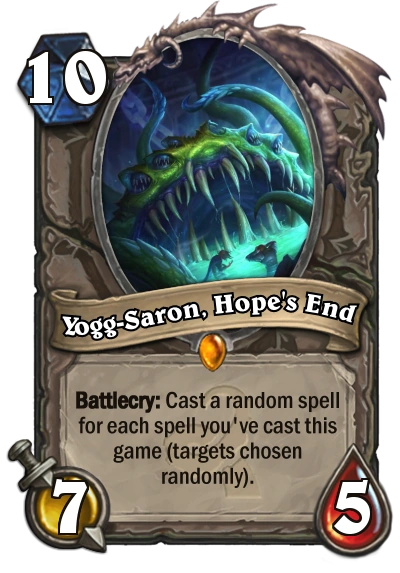 Yogg-Saron, Hope's End | Hearthstone: Heroes of Warcraft Wiki | FANDOM ...