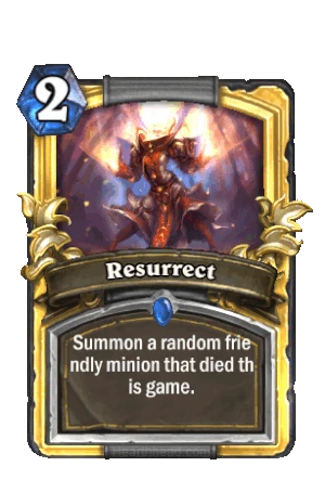 Resurrect | Hearthstone: Heroes of Warcraft Wiki | Fandom