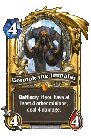 Gormok the Impaler | Hearthstone: Heroes of Warcraft Wiki | Fandom