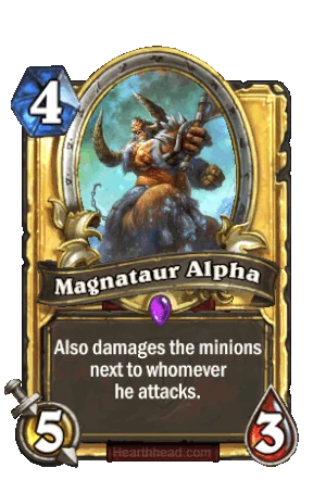 Magnataur Alpha | Hearthstone: Heroes of Warcraft Wiki | Fandom