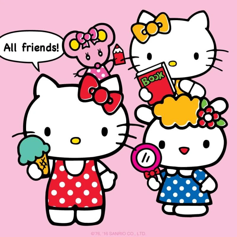 Hello Kitty Friends And Family