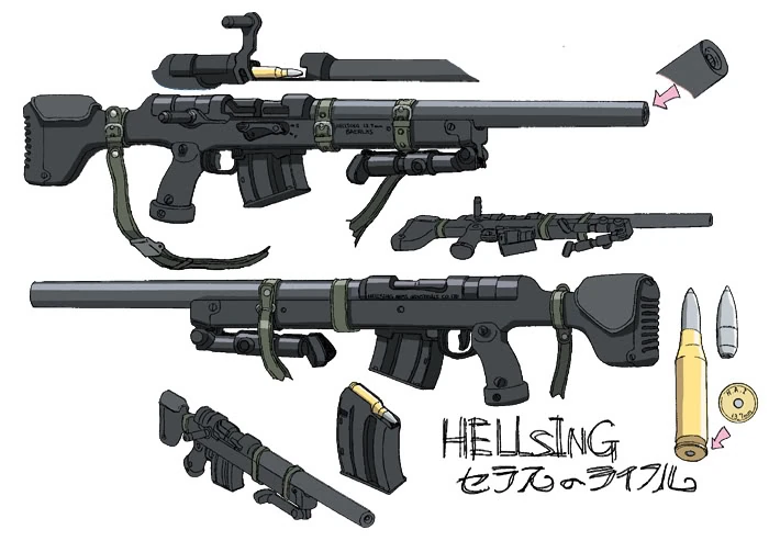 Seras Victoria's Original Rifle | Hellsing Wiki | Fandom