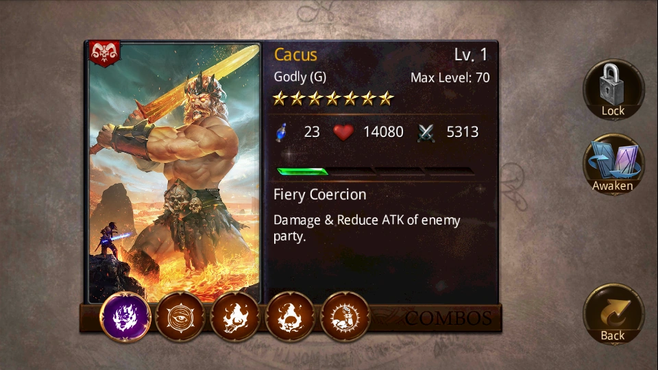 Cacus | Heroes of Camelot Wiki | Fandom