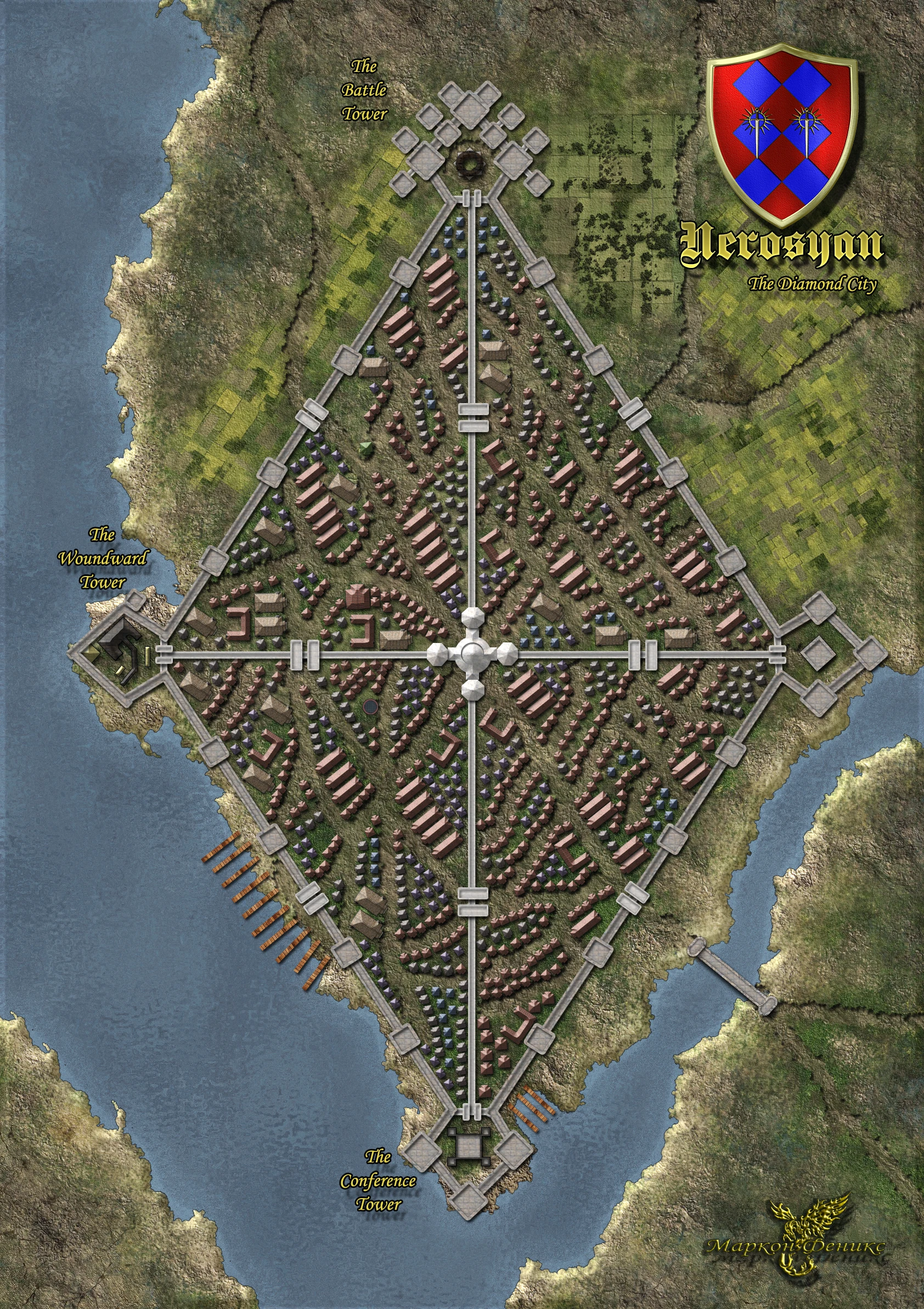 City Of Absalom Fantasy City Map Fantasy Map Fantasy City | Images and ...