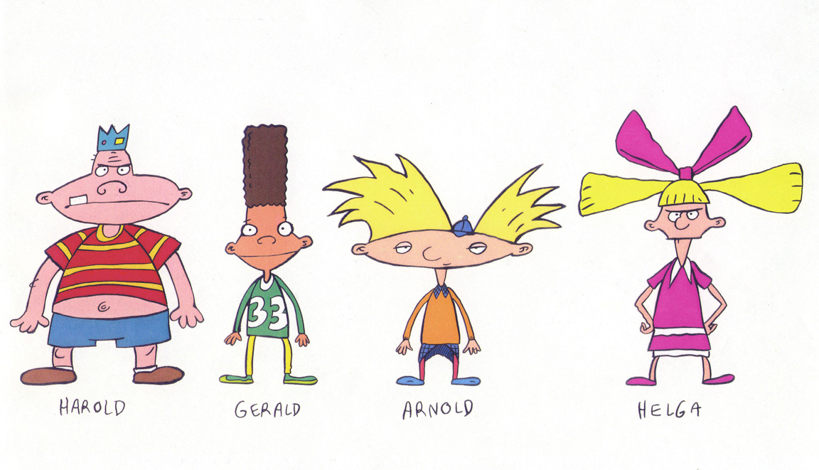 Image - HeyArnold!Pilot-CharacterLineUp.jpg | Hey Arnold Wiki | FANDOM ...