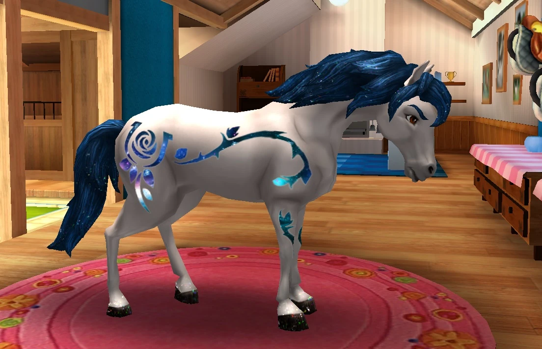 Azure Derby Horse | Horse Haven: World Adventures Wiki | Fandom