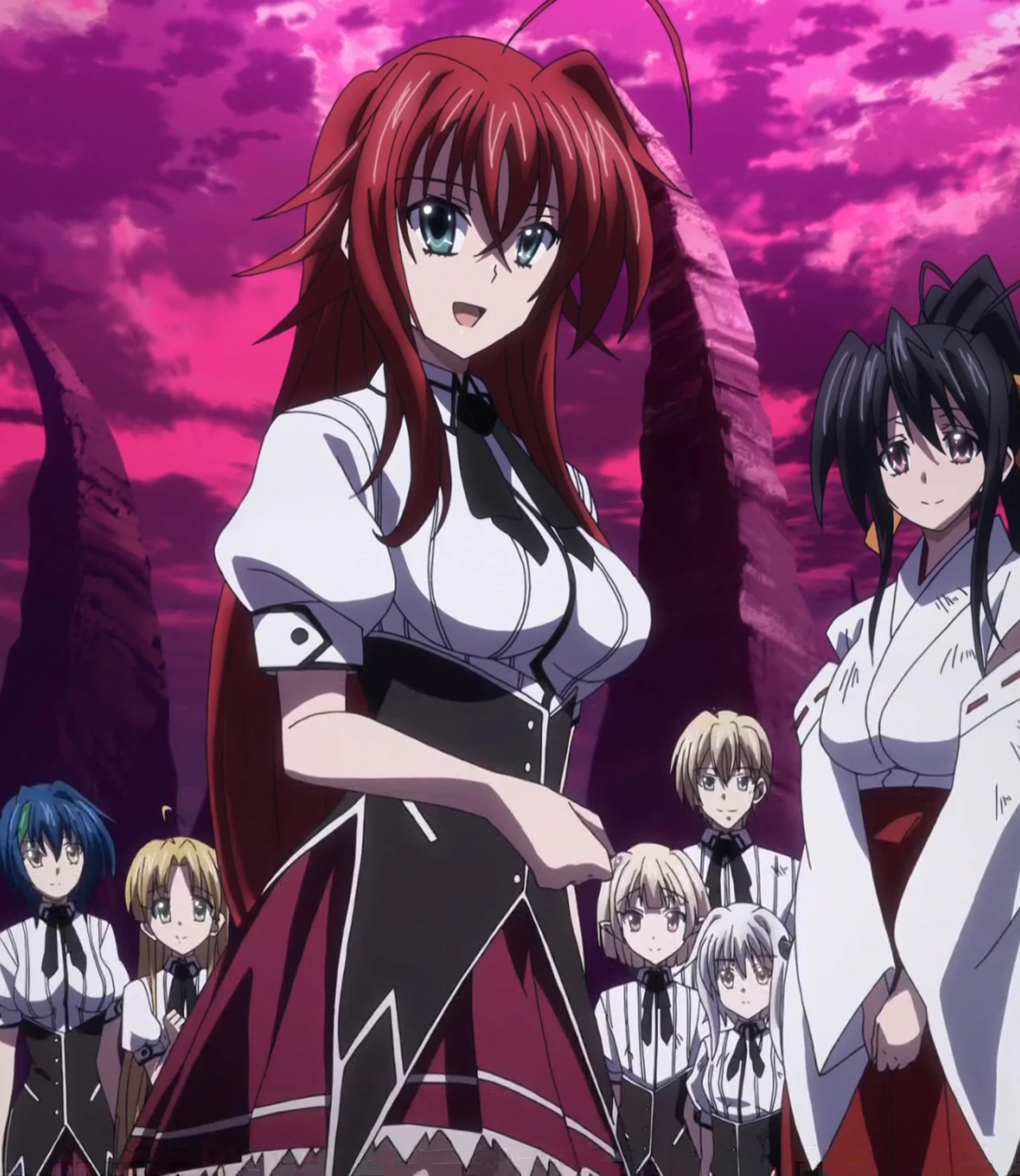 Image - Rias and Her Peerage Relieved.jpg | High School DxD Wiki ...