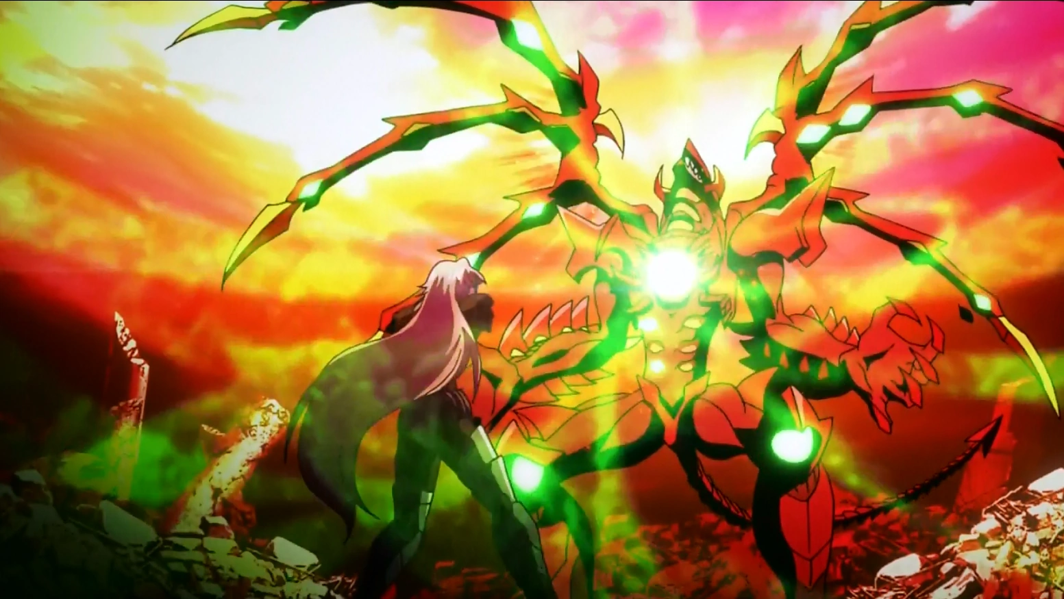 Image - Issei charging up the cannon in his chest using 'Boost'.png ...