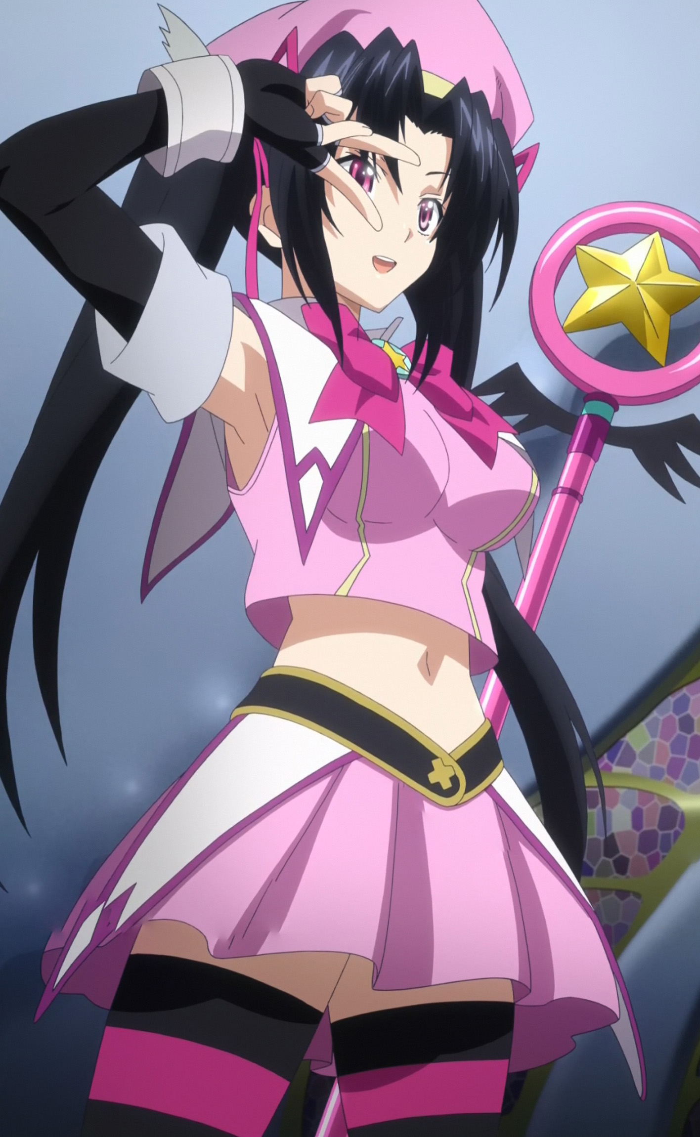 Image Serafall As Magical Girl During S3 High School Dxd Wiki Fandom Powered By Wikia