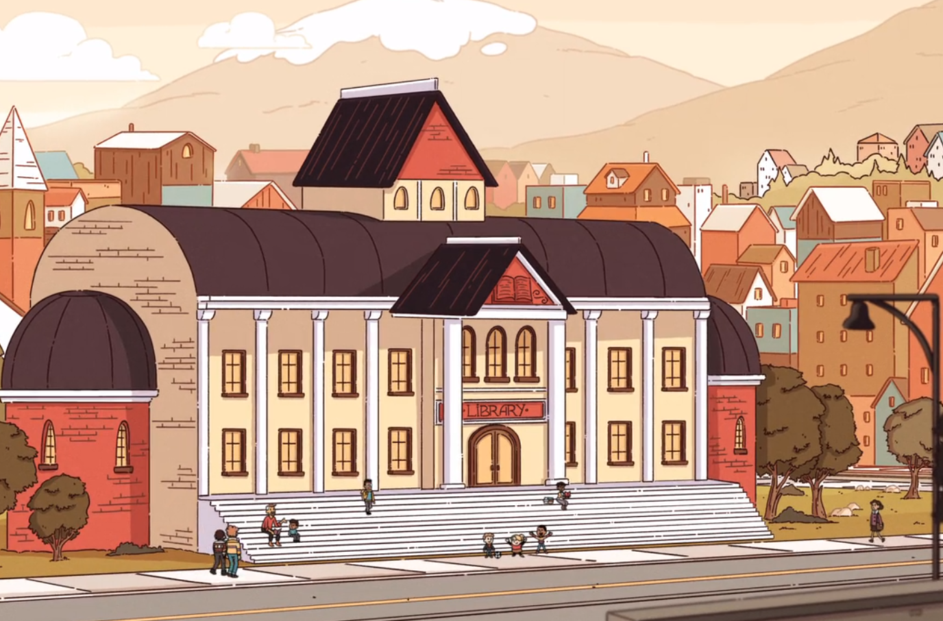 Library Hilda A Netflix Original Series Wiki Fandom