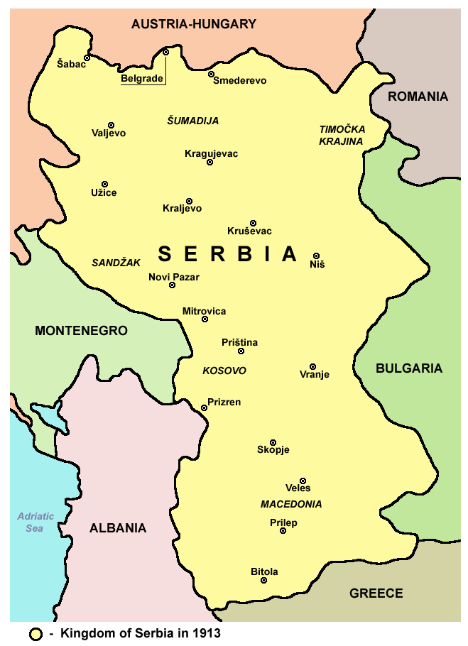 Image - Kingdom of Serbia-1913.png | Wiki Atlas of World History Wiki ...