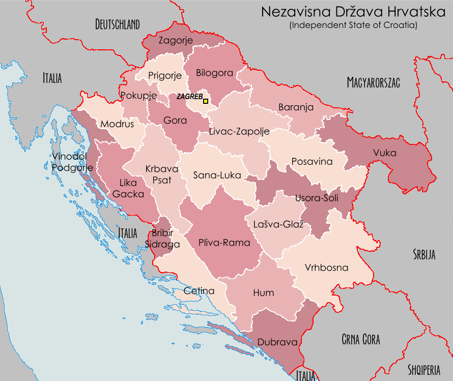 Image - Independent State of Croatia.png | Wiki Atlas of World History ...
