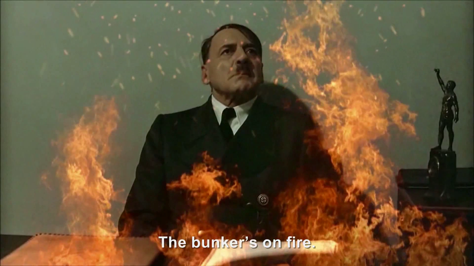 Hitler is informed﻿ the bunker's on fire | Hitler Rants Parodies Wiki ...